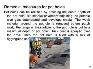 Seminar Presentation "Pavements failures and their maintenance" | PPTX