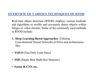 Seminar -I PPT Vivek RT-Object Detection.pptx