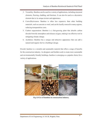 Bamboo pannel used for construction Seminar-I.pdf