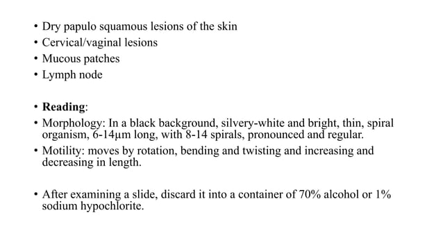 seminar- lab dx syphilis revised.pptx lab diagnosis of syphilis.lab ...