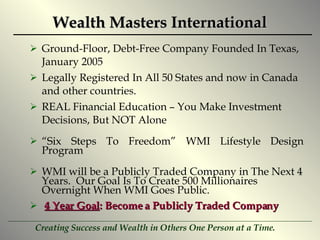 Wealth Master International | PPT