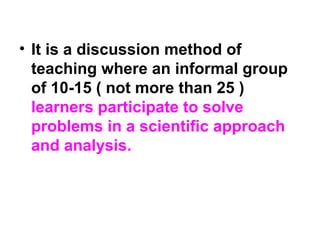 Seminar Method of Teaching | PPT