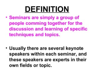 Seminar Method of Teaching | PPT