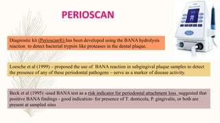 Advances in Microbiological diagnosis of Periodontal diseases | PPTX