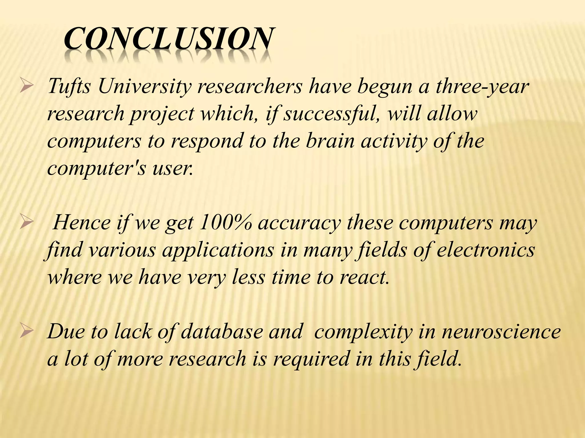 Mind reading computers | PPTX