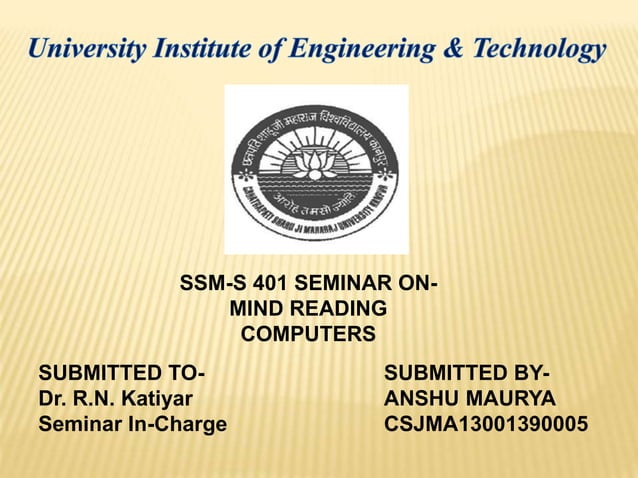 Mind reading computers | PPT