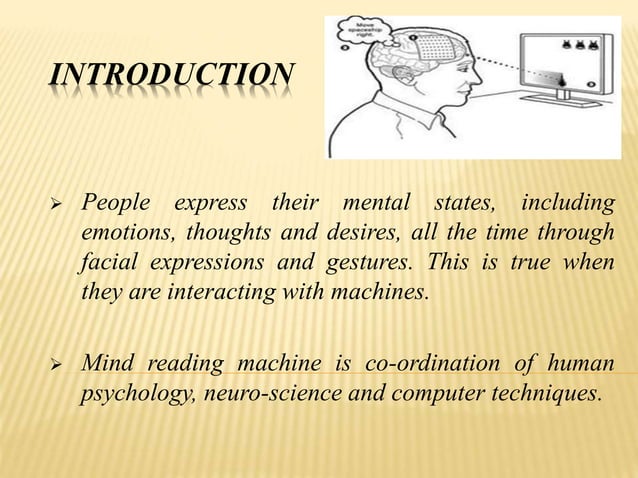 Mind reading computers | PPT