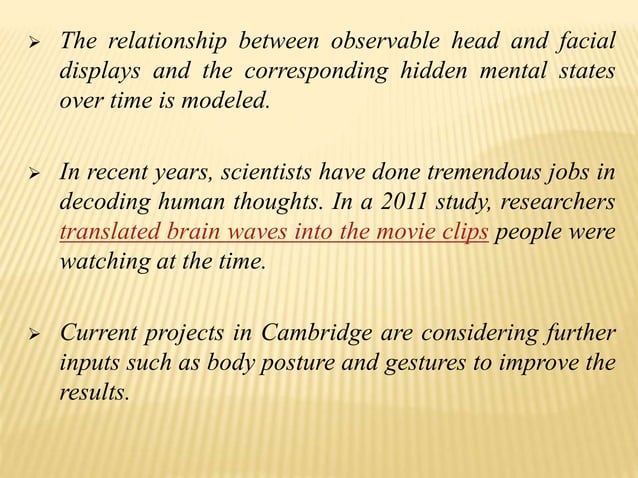 Mind reading computers | PPT