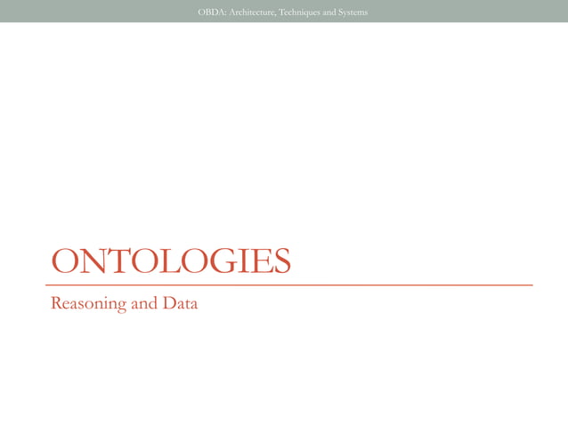 Stanford'12 Intro to Ontology Based Data Access for RDBMS through query rewriting | PDF