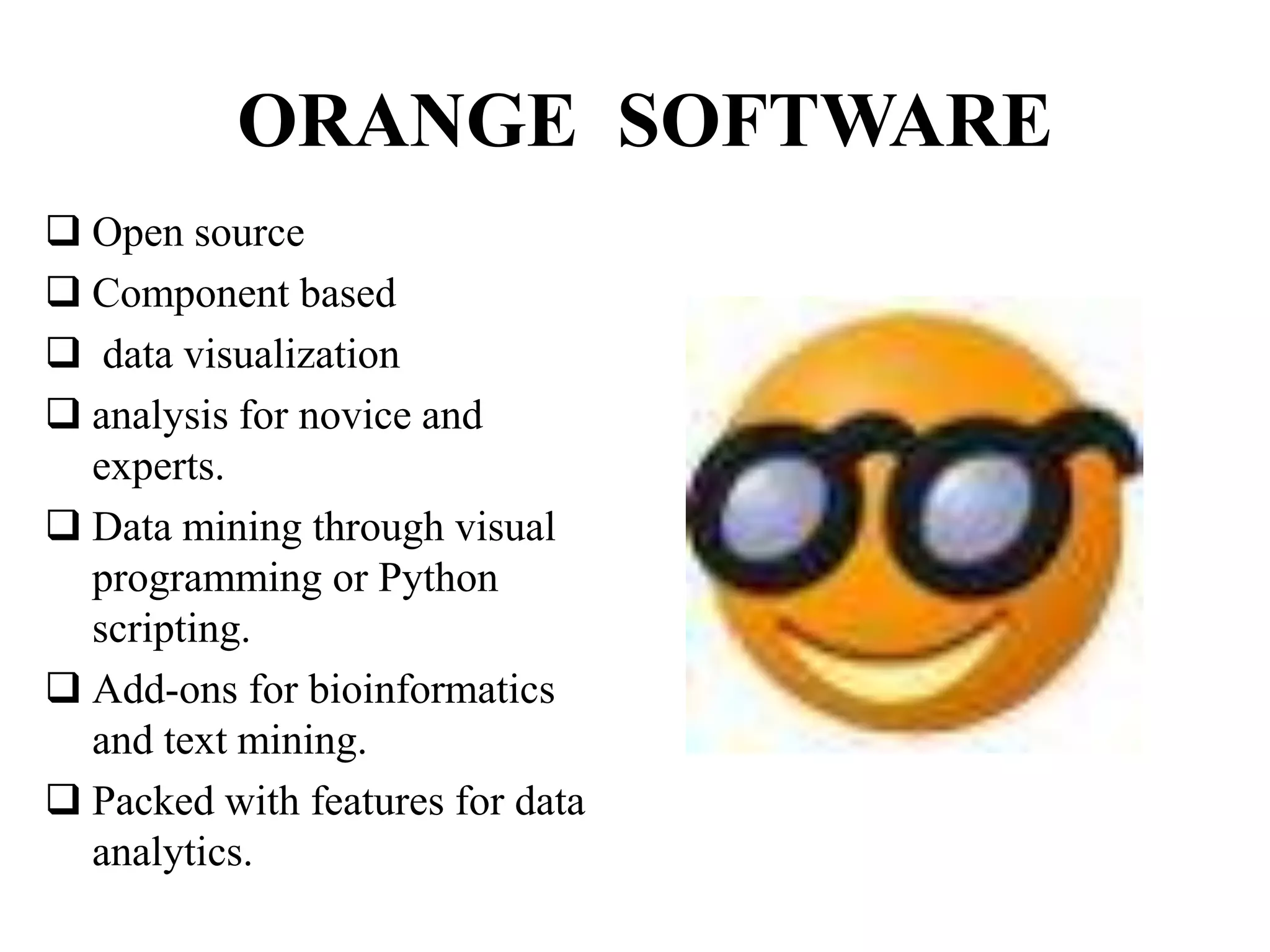 DATA MINING TOOL- ORANGE | PPTX