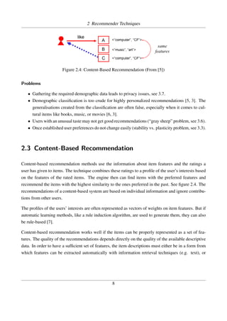 Recommender Engines Seminar Paper | PDF