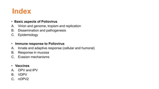 Immune response and vaccines of Poliovirus- Respuesta Inmune y vacunas ...