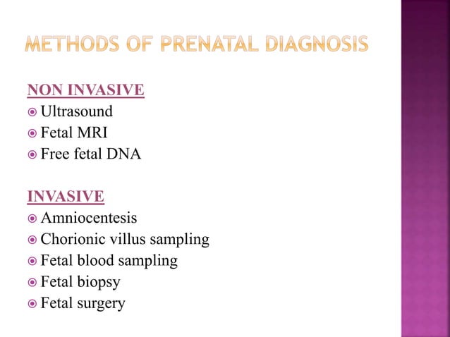 Seminar prenatal genetic screening | PPTX | Pregnancy | Reproductive Health