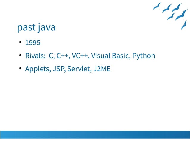 current innovations in the most critical programming language: java | PPT