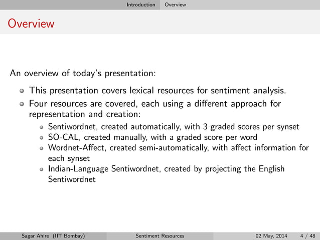 MTech Seminar Presentation [IIT-Bombay] | PDF