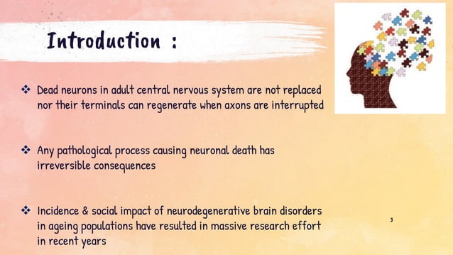 Pharmacotherapy of Neurodegenrative diseases | PPTX | Brain and Nervous ...
