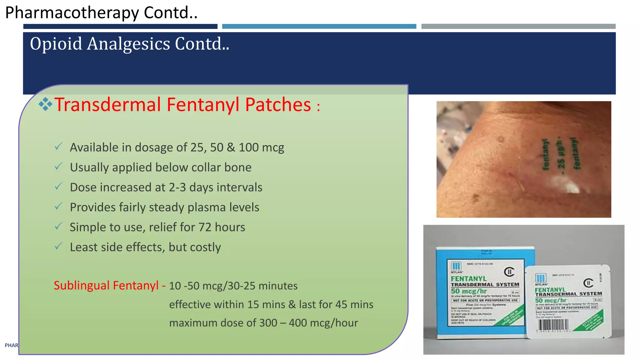Pharmacotherapy of Pain | PPTX