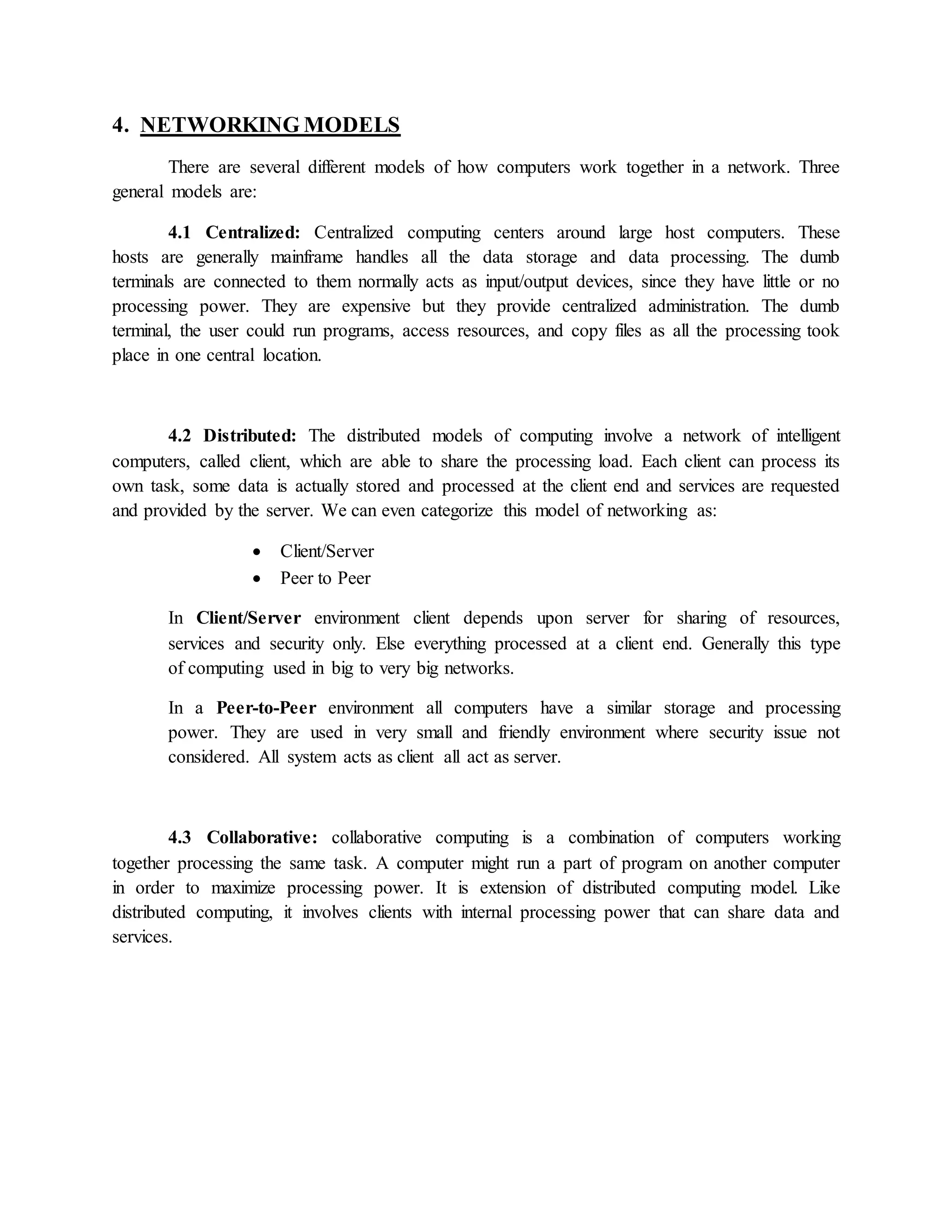 Seminar report-networking | DOCX