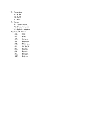 Seminar report-networking | DOCX