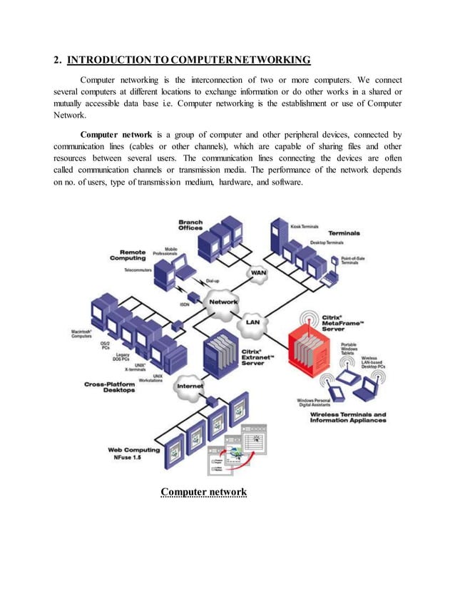 Seminar report-networking | DOCX | Internet | Computing