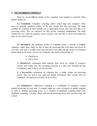 Seminar report-networking | DOCX