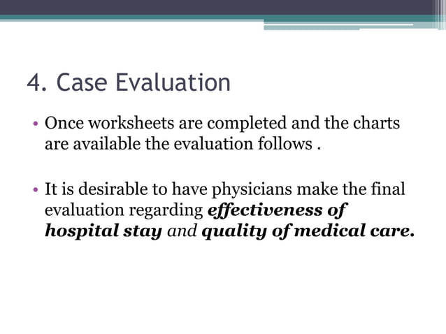 Role of Medical Audit | PPT
