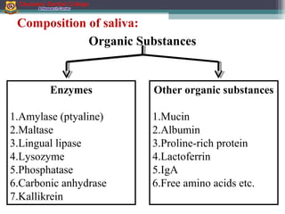 Saliva - Nature's Miracle in the Mouth | PPT | Ear, Nose and Throat ...