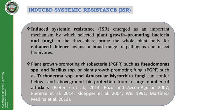Seminar - SAR & ISR , it's significance in plant disease management | PPTX