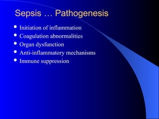 Seminar - Sepsis and septic shock in medicine | PPTX