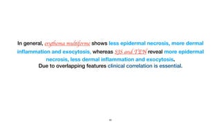 Vesiculobullous lesions of skin including intraepidermal and ...