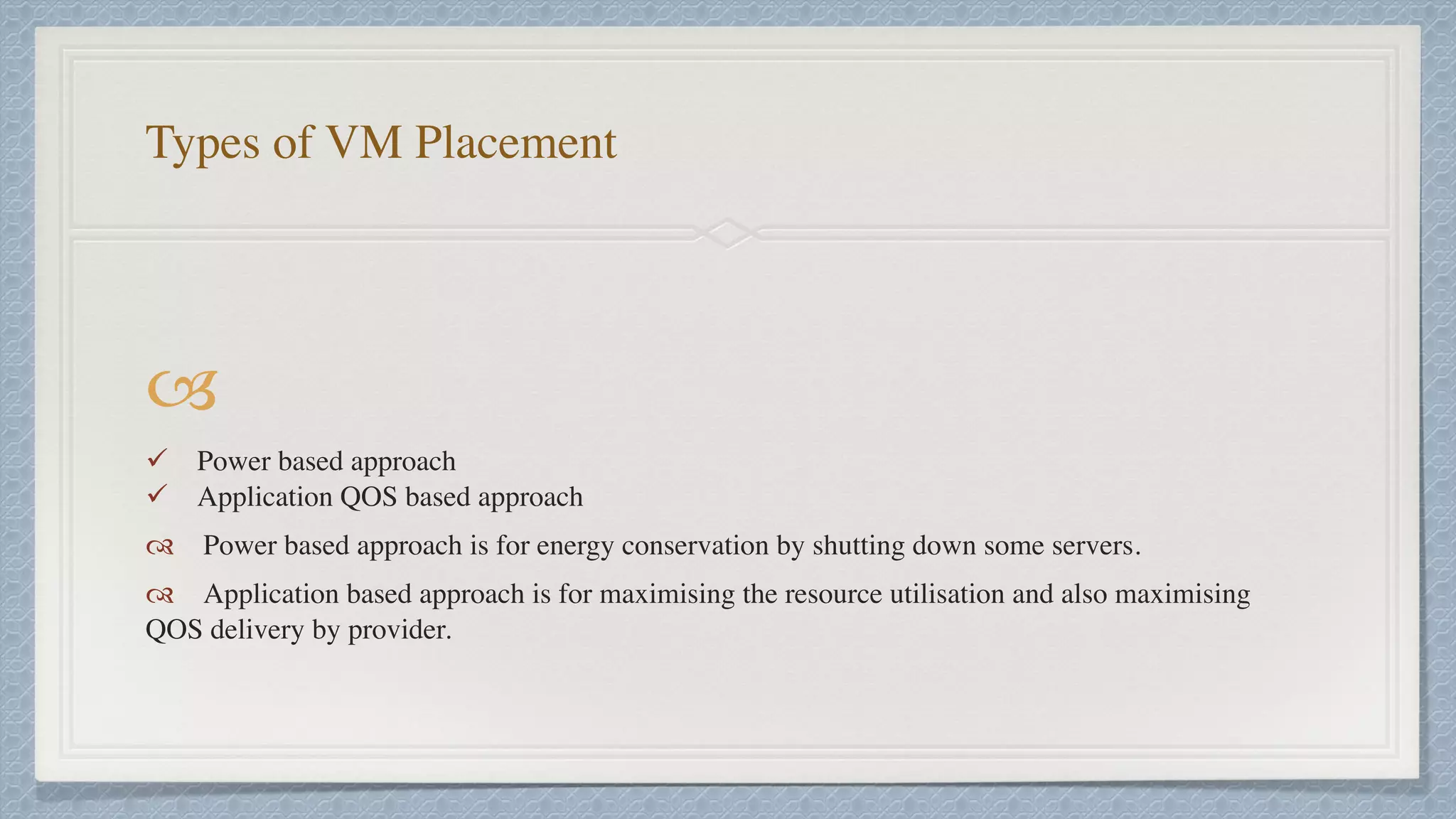 Virtual machine consolidation for balanced resource utilisation and ...