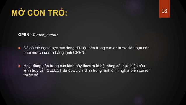 Trigger, Cursor, Function in SQL Server | PPT