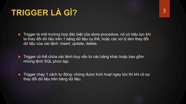 Trigger, Cursor, Function in SQL Server | PPT