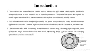 Transferosomes is a carrying body for targeted transdermal drug ...