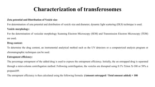 Transferosomes is a carrying body for targeted transdermal drug ...