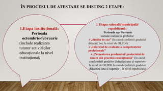 SEMINAR instructiv-metodic pentru cadrele didactice care au solicitat ...