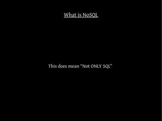 NoSQL and SQL Databases | PPT
