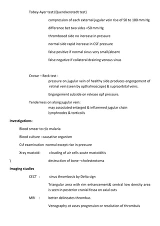 Intracranial complications of CSOM | PDF
