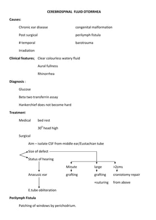 Intracranial complications of CSOM | PDF