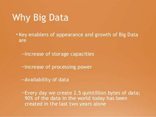 big data overview ppt | PPTX | Databases | Computer Software and ...