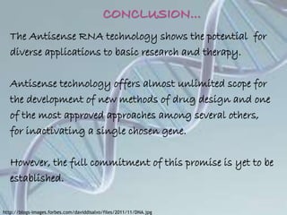 Antisense RNA Technology | PPTX