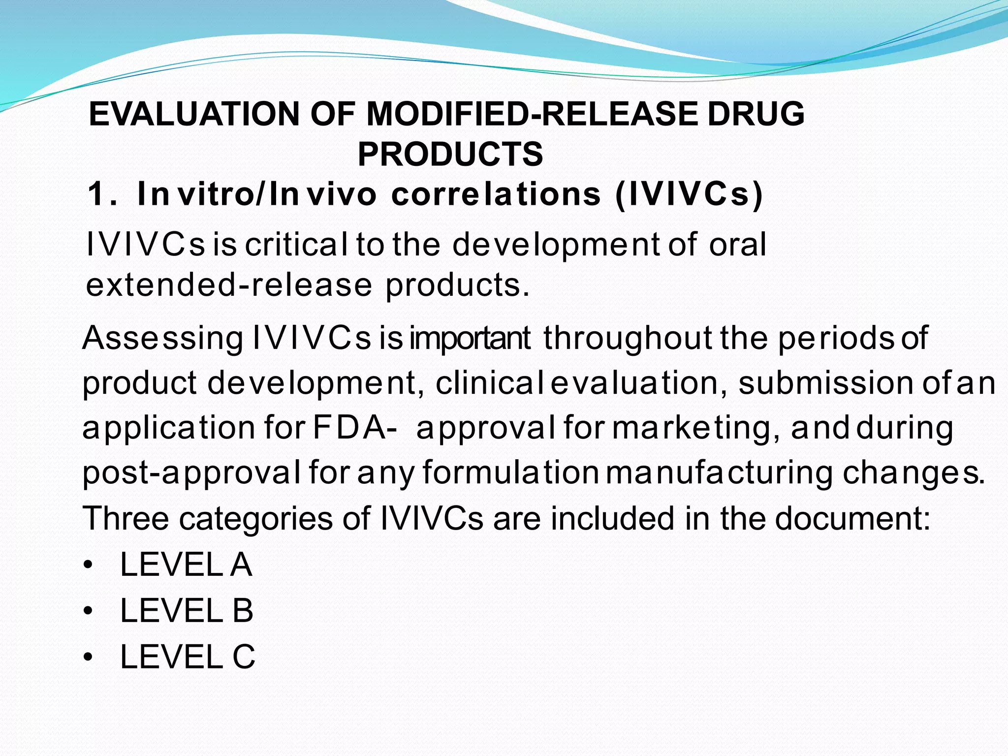 MODIFIED RELEASE DRUG DELIVERY SYSTEM | PPTX