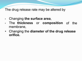 MODIFIED RELEASE DRUG DELIVERY SYSTEM | PPTX