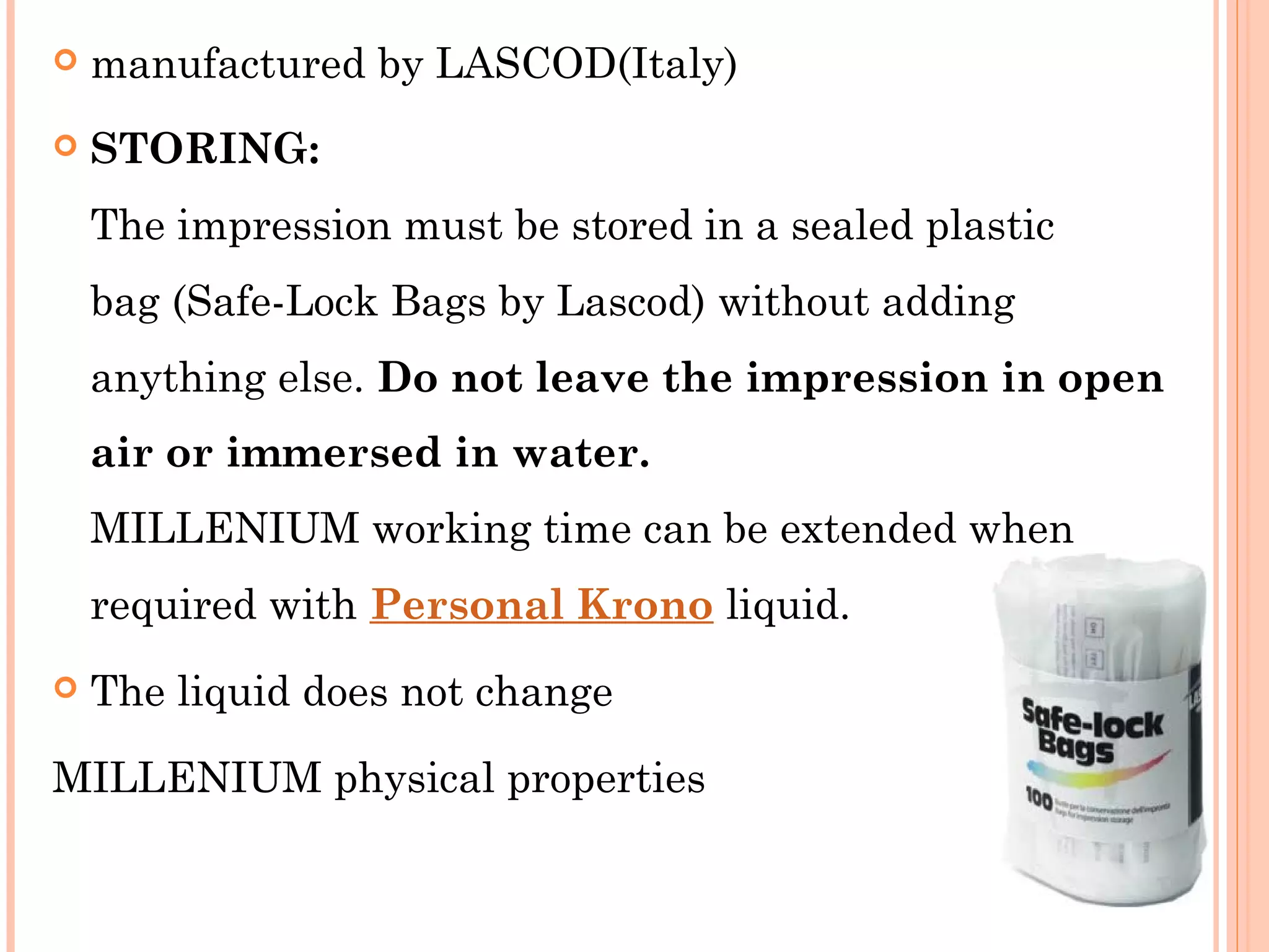 recent advances in impression materials | PPT