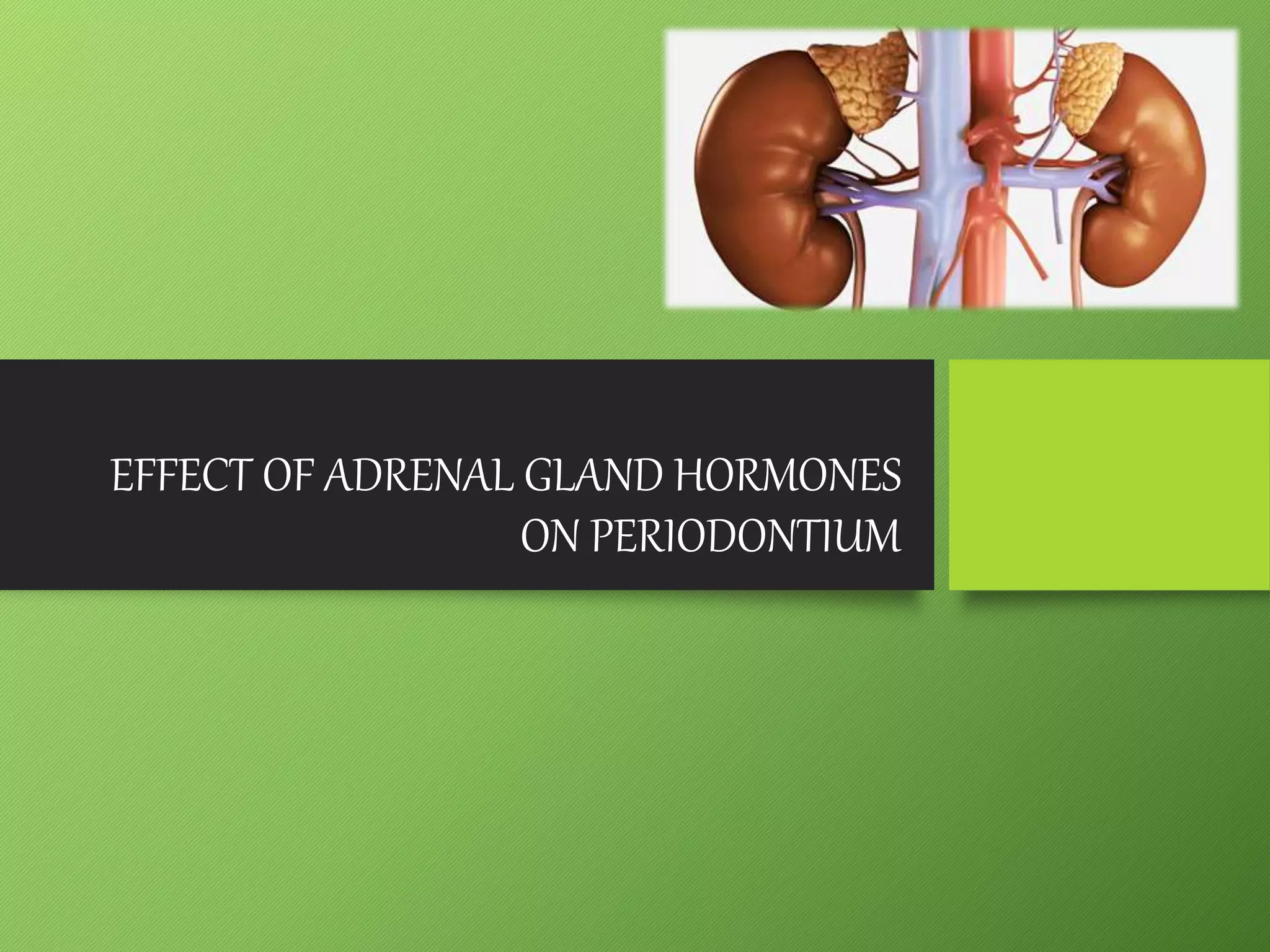 hormonal influences on periodontium | PPTX