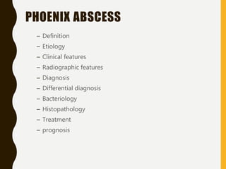 periapical pathologies- pulpal origin | PPTX