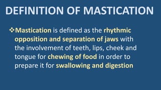 Muscles Of Mastication | PPTX