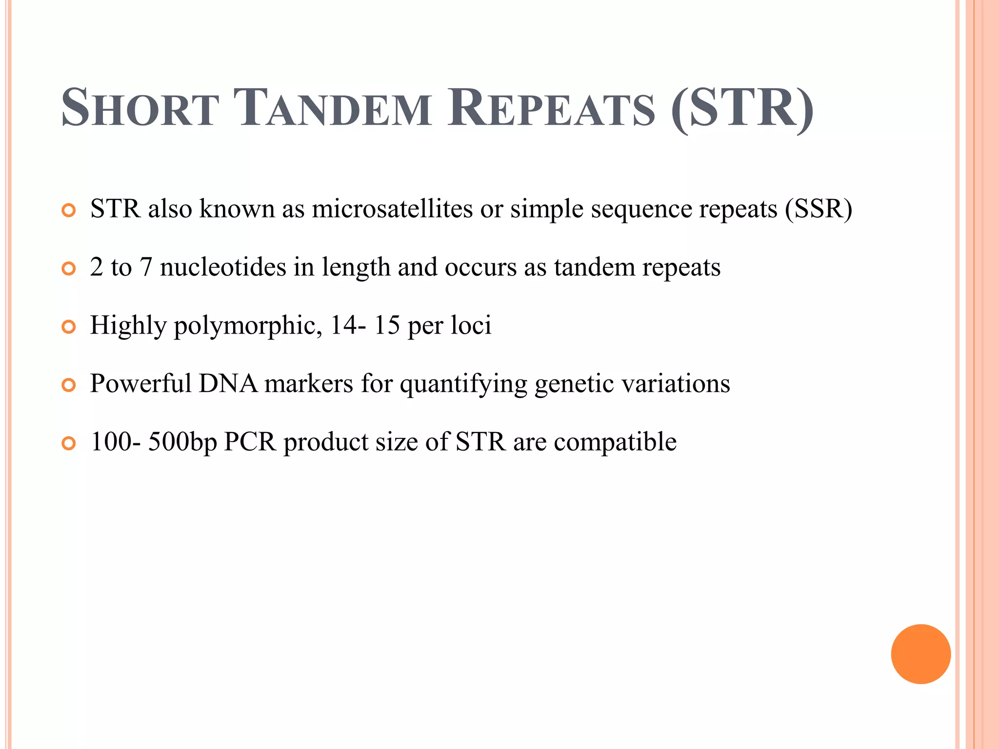 Gene linkage analysis for crime scene | PPTX