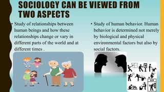 Sociology and Behavioural sciences | PPTX