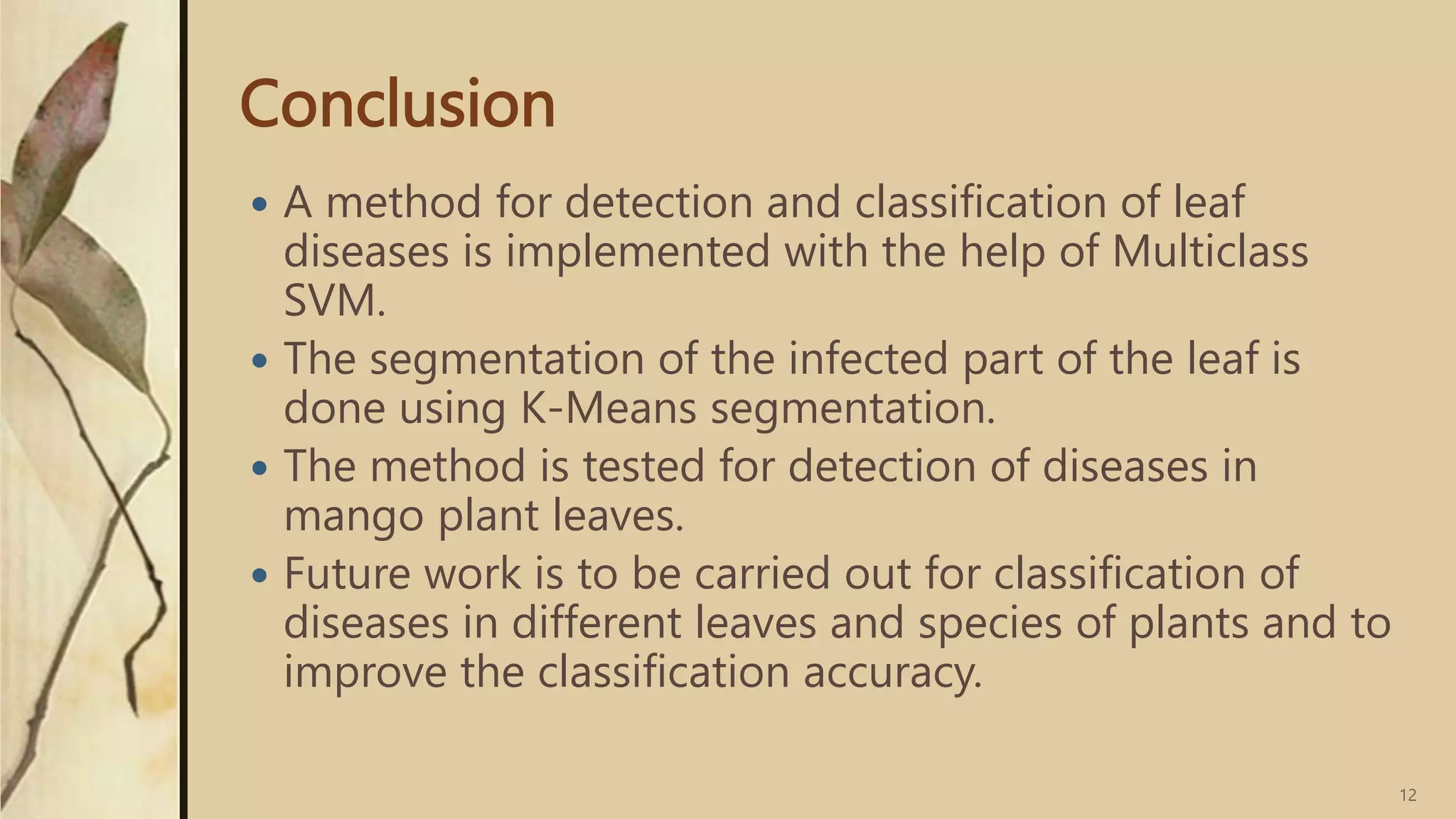 Mango Leaf Disease Detection Pptx